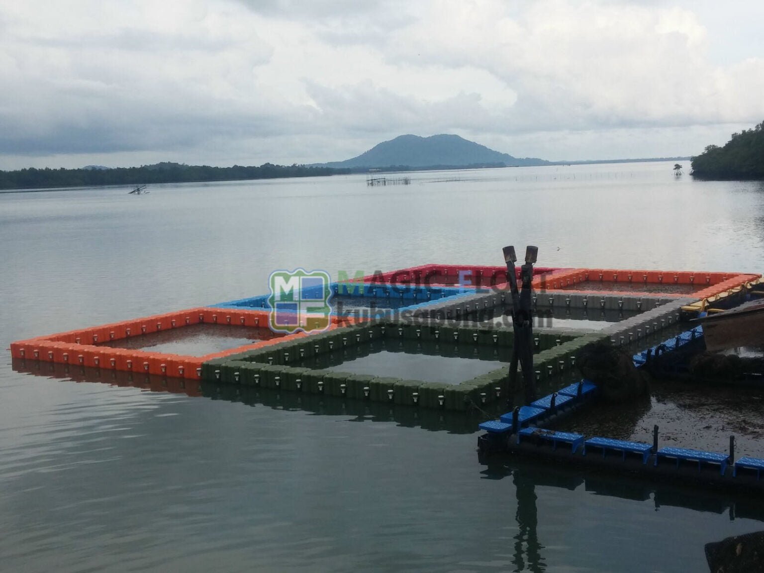 Keramba Jaring Apung | Dermaga Kubus Apung HDPE | Magic-Float Indonesia