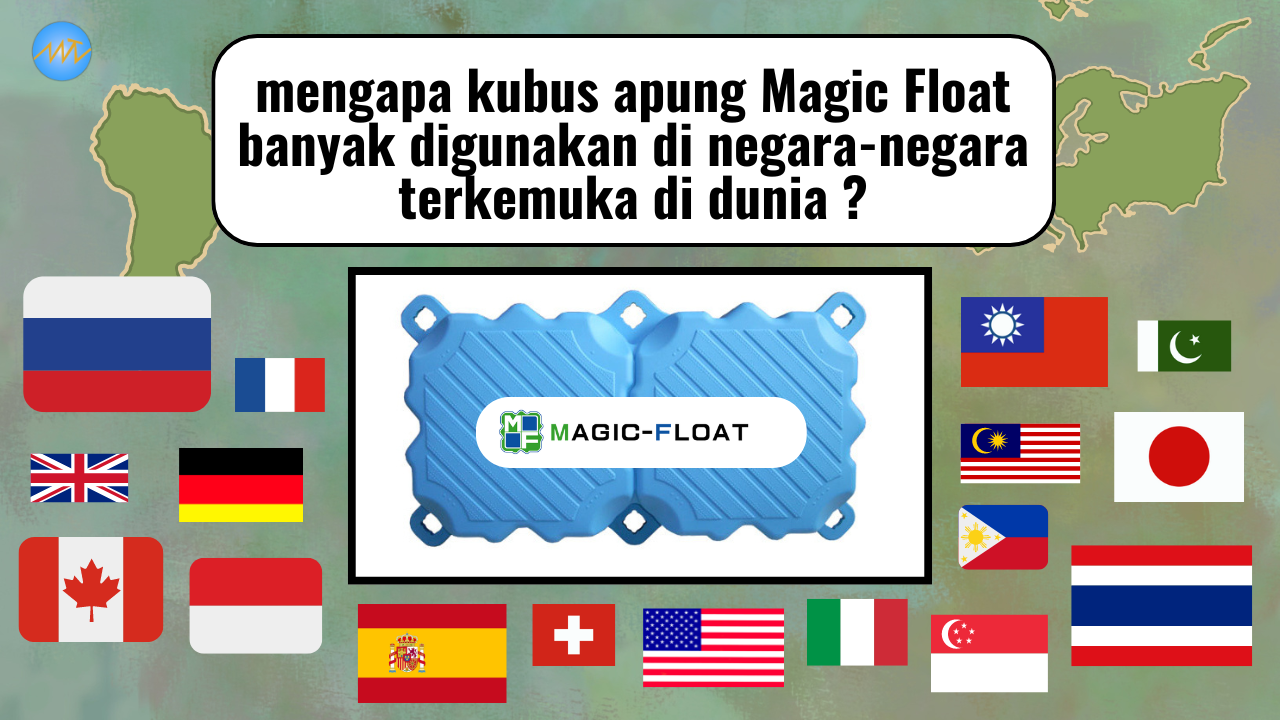 Kubus Apung Terbaik NO.1 di Dunia.